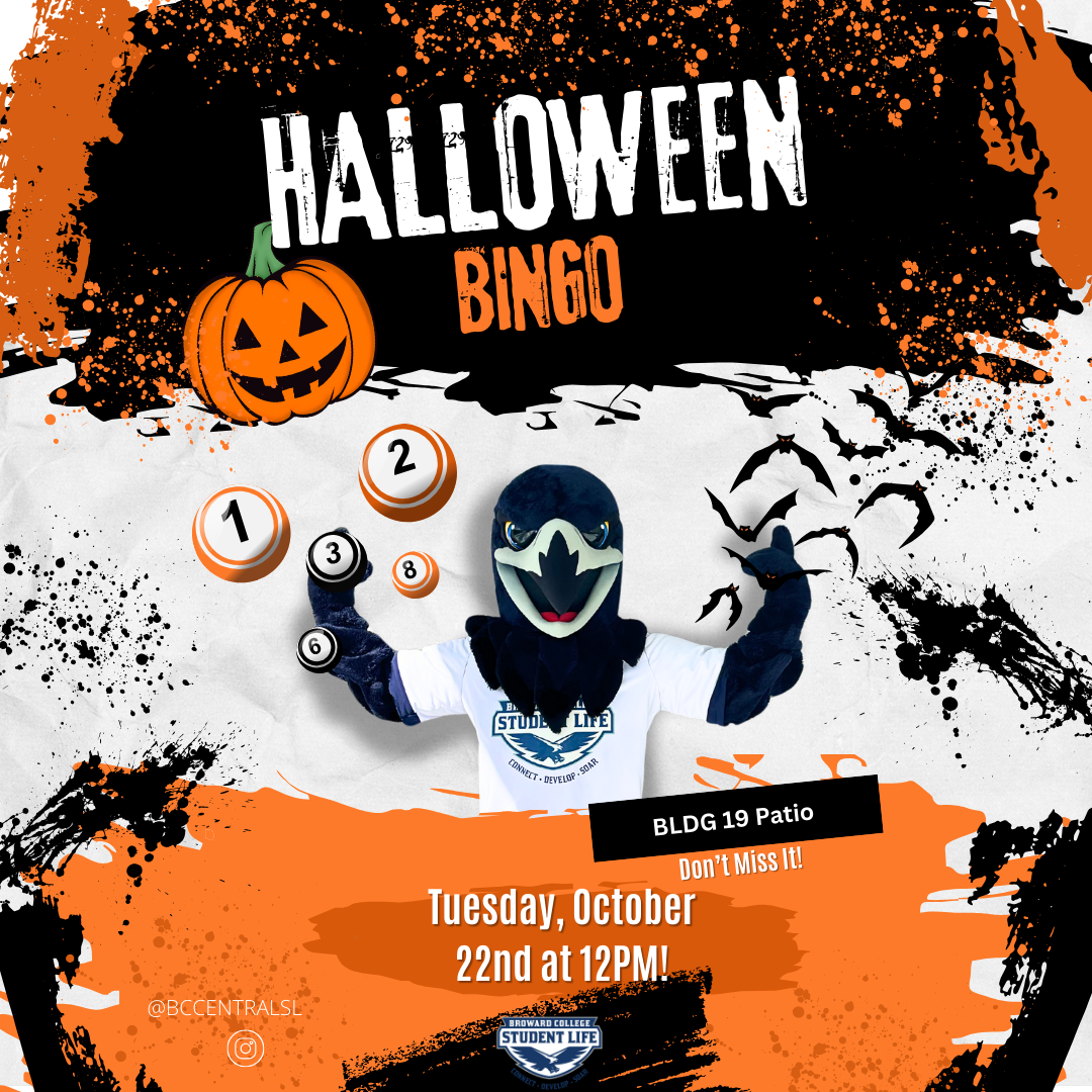 Student Life Halloween Bingo