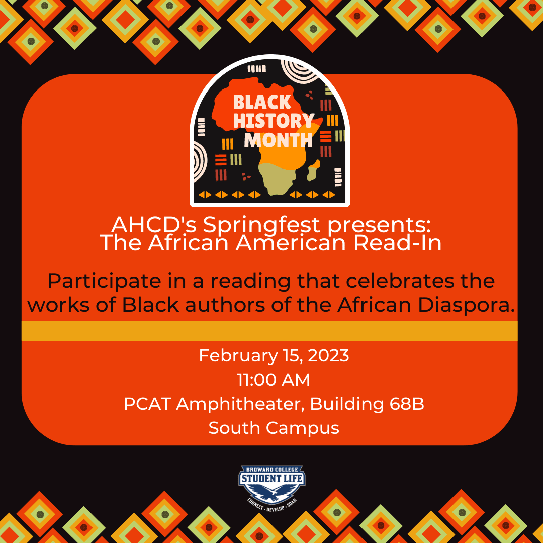 AHCD's Springfest Presents the African American Read-In
