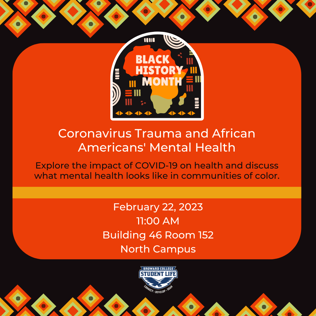 Coronavirus Trauma and African Americans' Mental Health