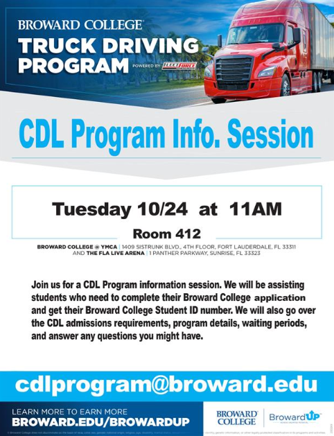 BROWARD COLLEGE TRUCK DRIVING PROGRAM