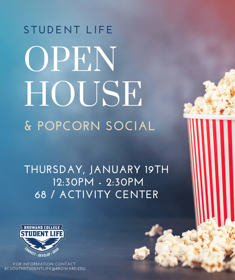 Student Life Open House & Popcorn Social