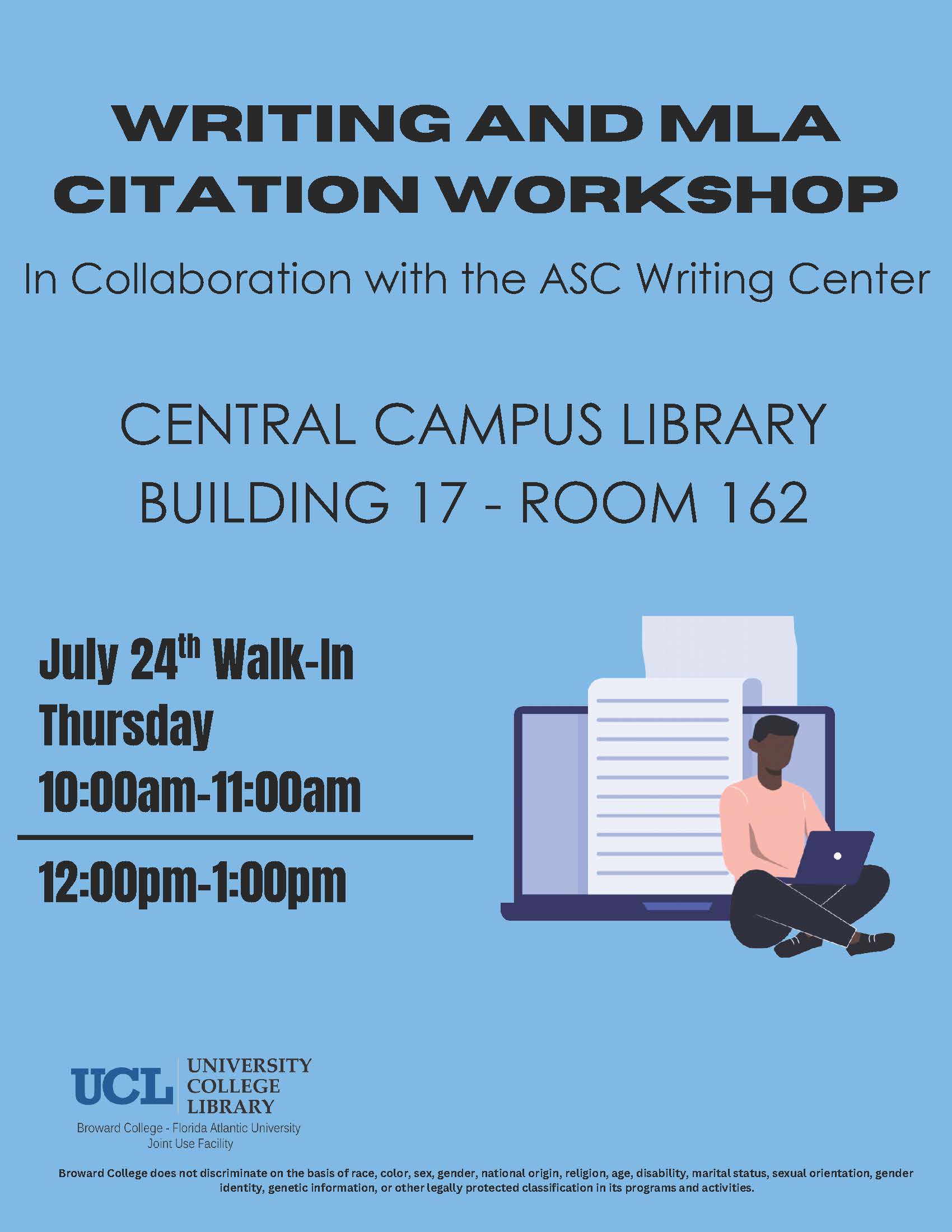 Writing & MLA Citation Workshop